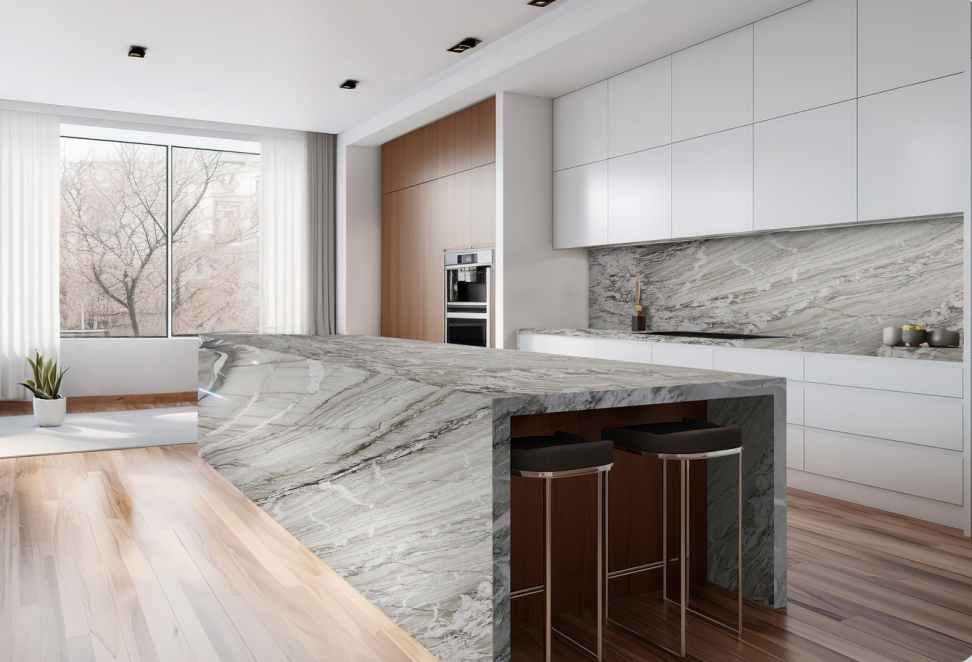 Gucci Quartzite Leathered slab 76x129 natural stone – Imperial Tile