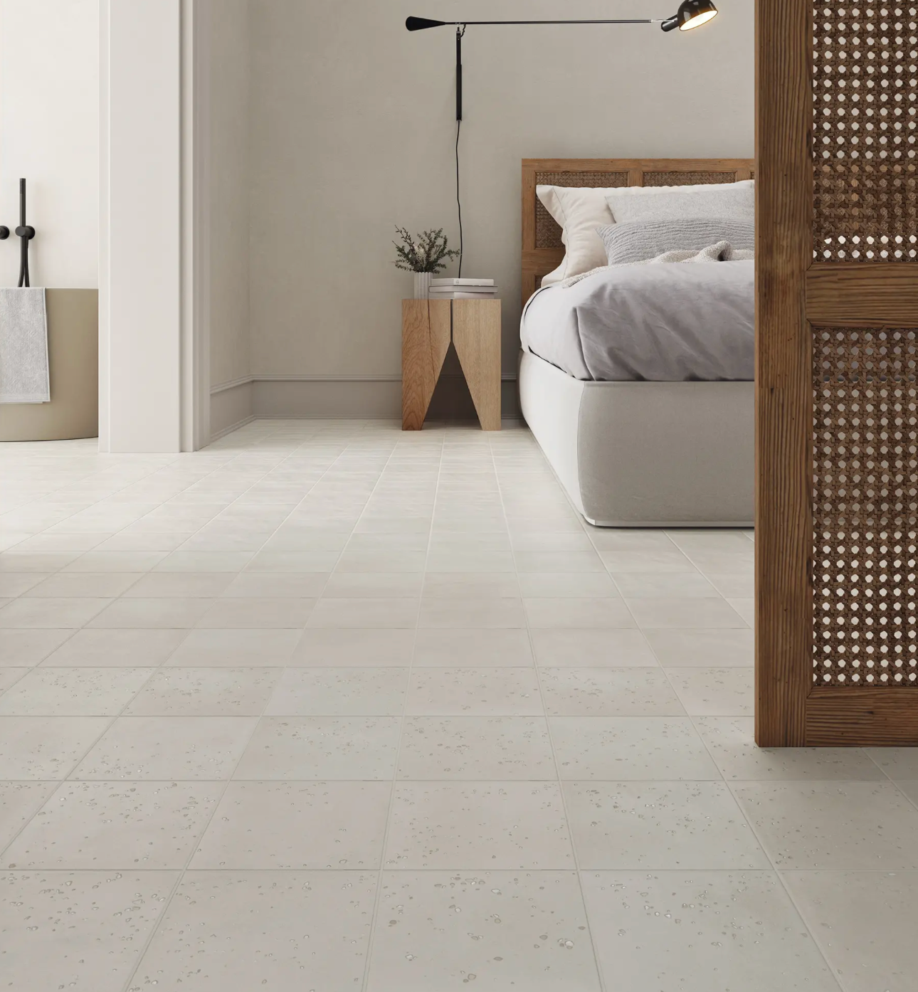 Stardust Pebbles Ivory Matte Tile | Imperial Tile