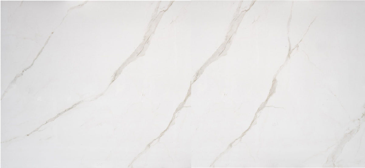 Statuario Venato Porcelain Slab Matte 64" x 126" – Imperial Tile